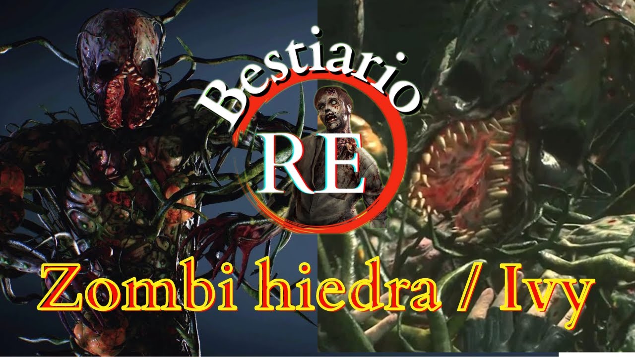 Monstruos ICÓNICOS de Resident Evil: ZOMBI HIEDRA o IVY| BESTIARIO RE ...