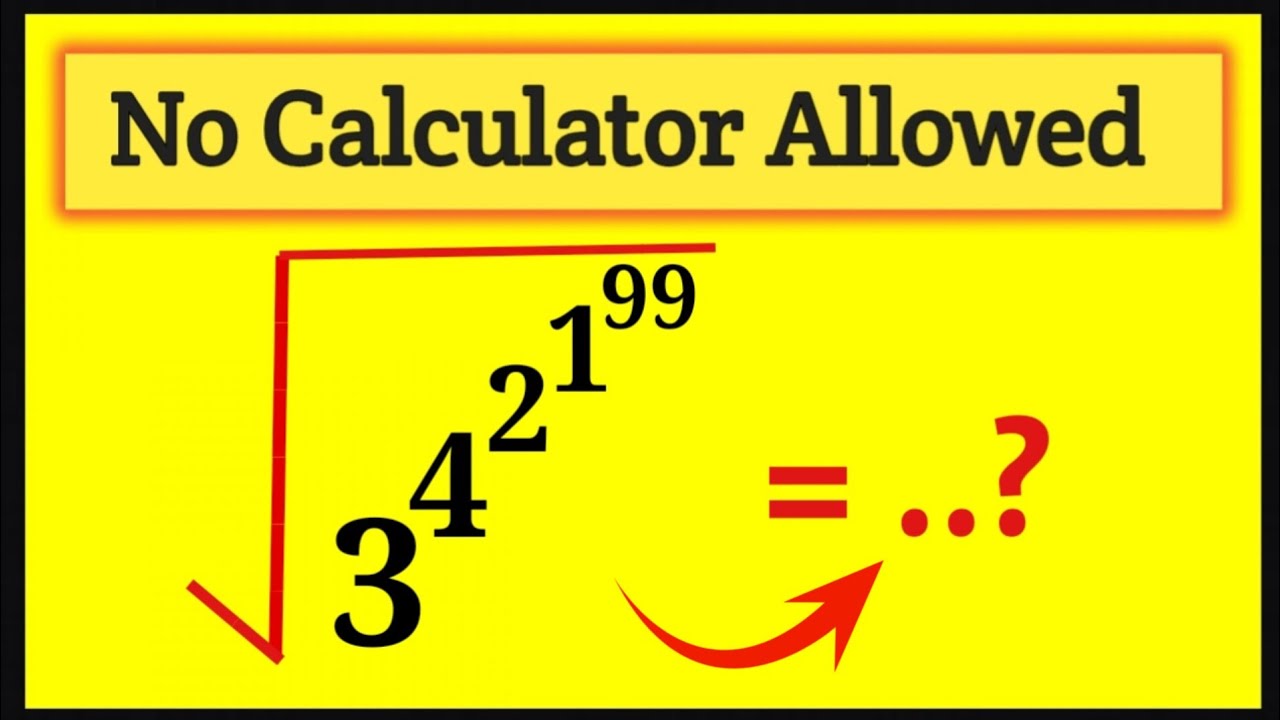 Harvard University math Question | No calculator allowed - YouTube