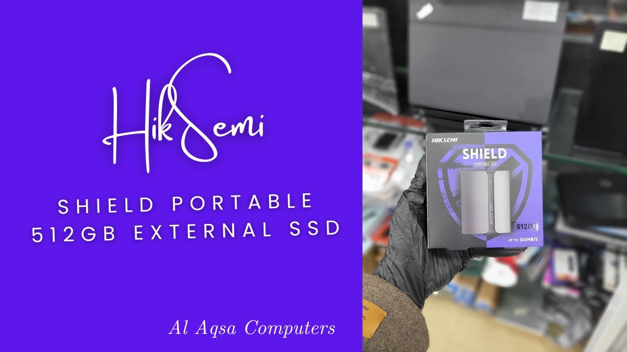 HikSemi Portable Shield 512GB External SSD - Unboxing Video - YouTube