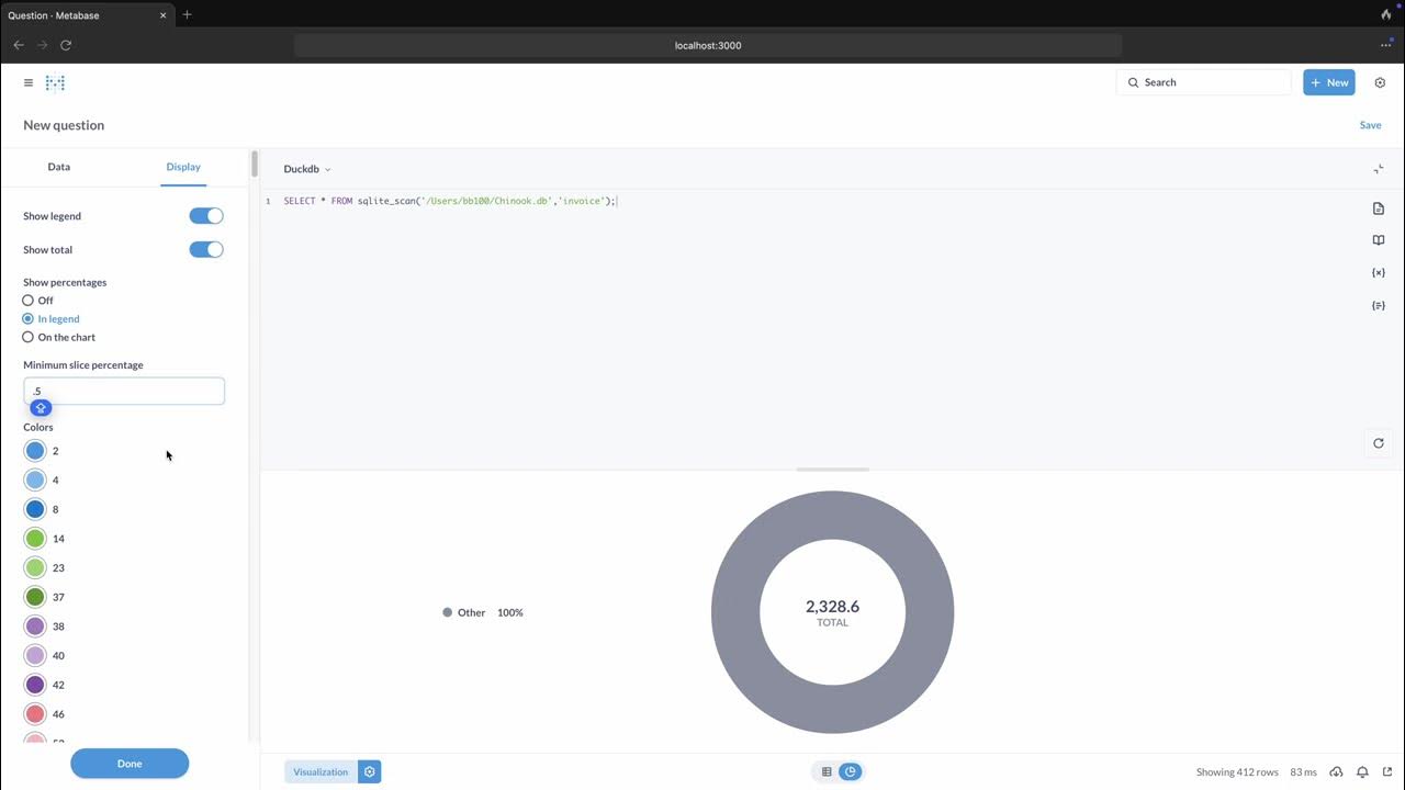 Metabase+DuckDB+SQLite Tables: Metabase Visualize SQLite Tables with DuckDB - YouTube