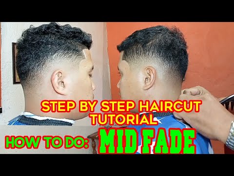 MID FADE : STEP BY STEP HOW TO DO HAIRCUT TUTORIAL @wbarber9029 # ...