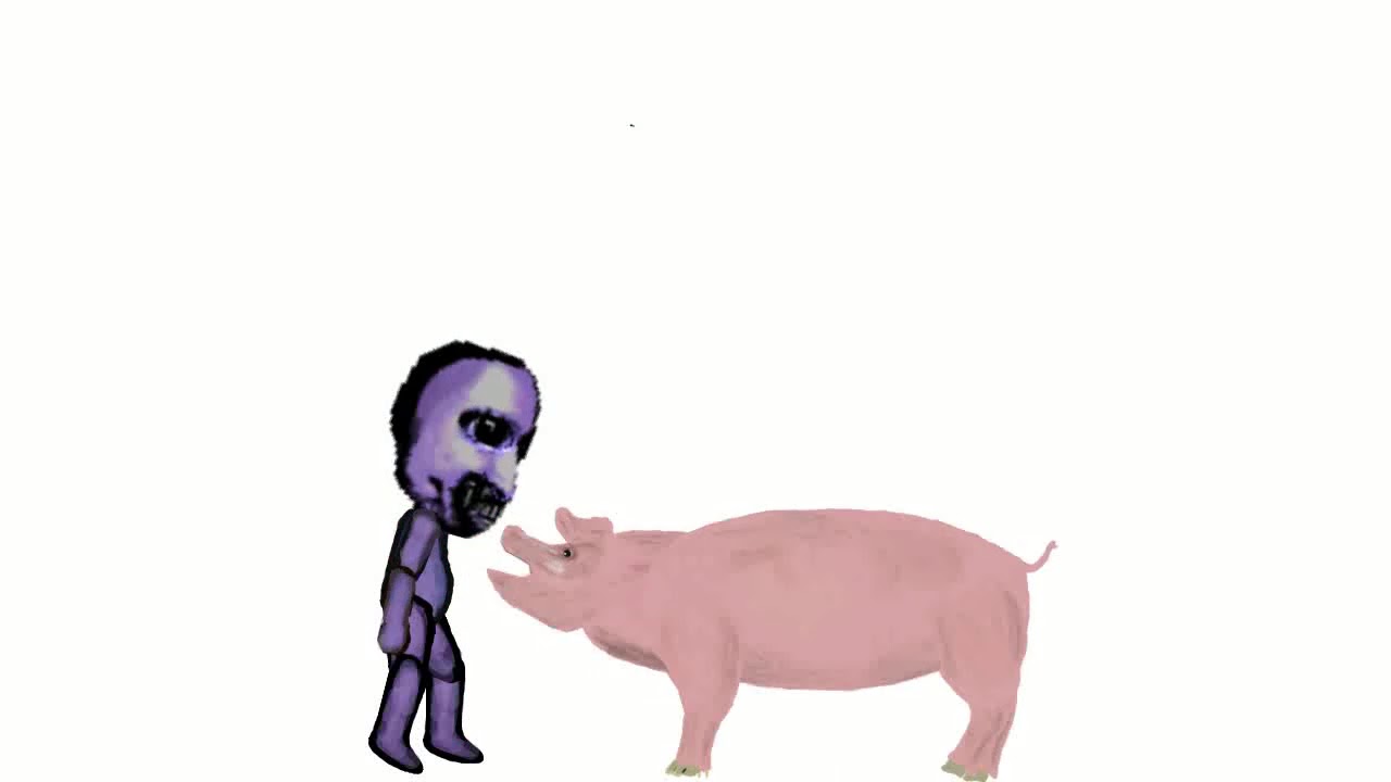 Ao oni vs pig - drawing cartoons 2 - YouTube