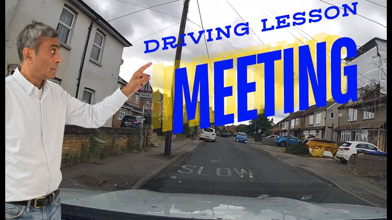 Driving Lesson On Meeting Vehicles - YouTube