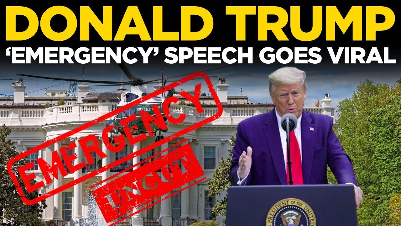 Trump Speech Live | US President Drops Bombshell | Trump New Message To ...