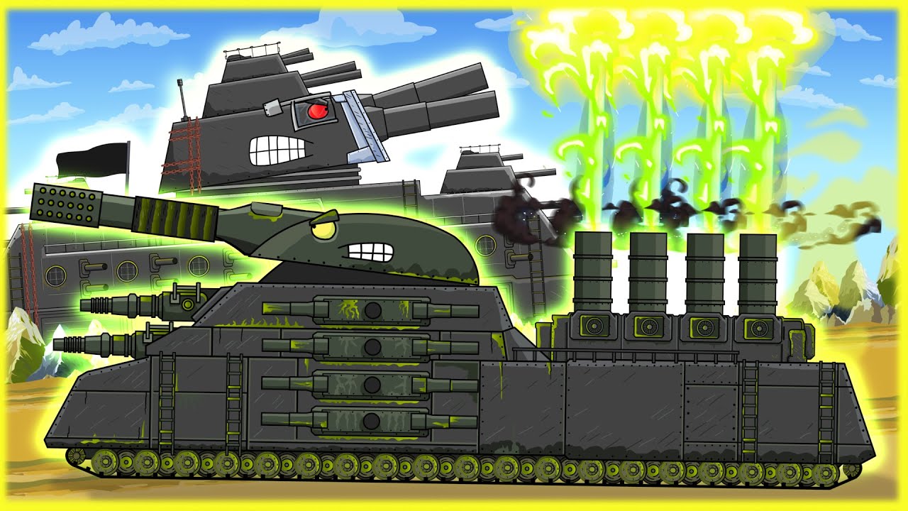 "Decisive battle of the titans" Cartoons about tanks - YouTube