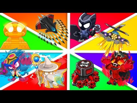 Bloons TD 6 - 4-Player Every Monkey Tier 5 Challenge | JeromeASF - YouTube