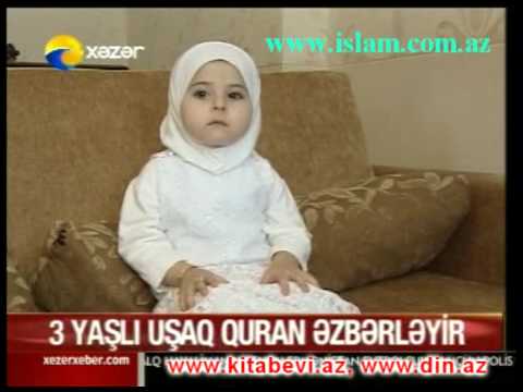 37 surəni əzbər bilən 3 yaşlə azərbaycanlı balası