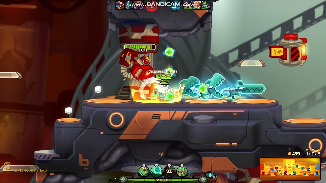 Quickie Awesomenauts Game (Team: Yoolip*, Voltar, Ayla) - YouTube