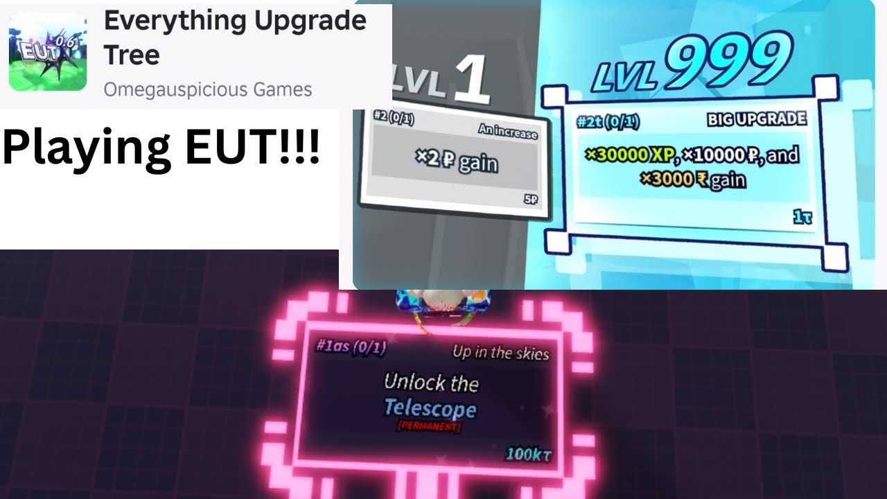 Playing EUT in Roblox Tryna unlock the telescope… - YouTube