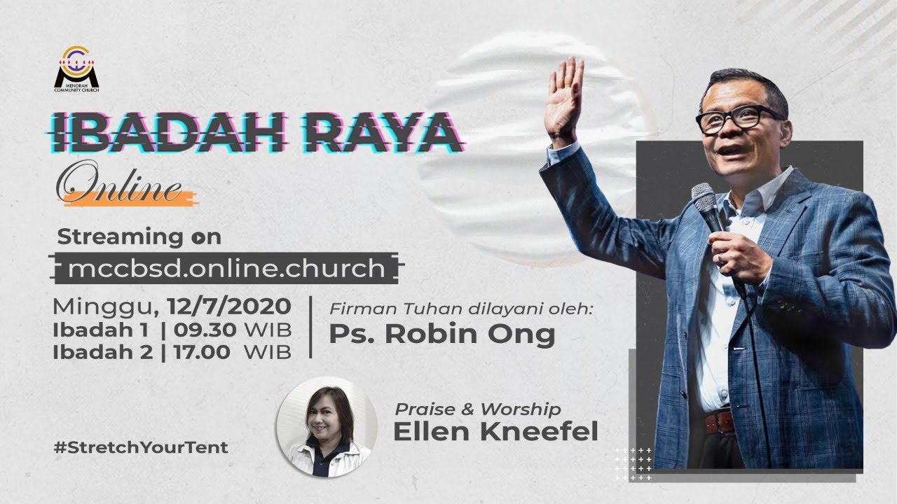 Ibadah Raya Online 12 Juli 2020 by Ps. Robin Ong - YouTube