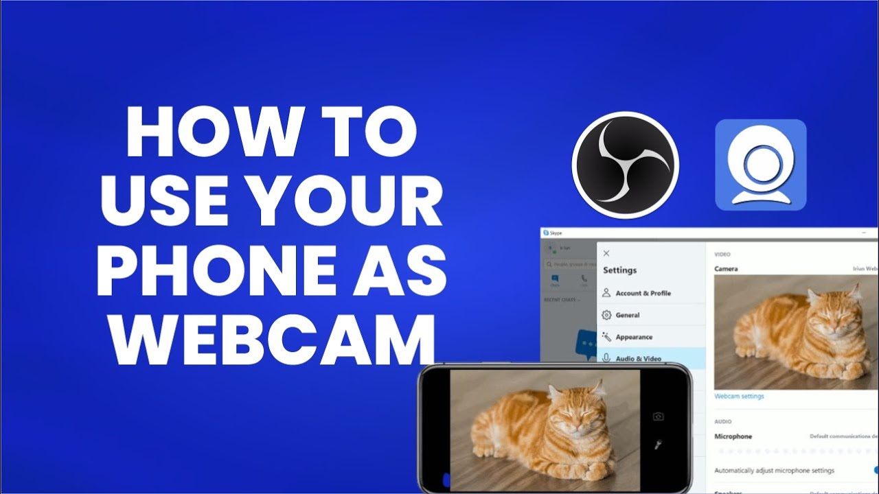 How to Use Your Phone as a Webcam in OBS Studio | Iriun Webcam Tutorial ...