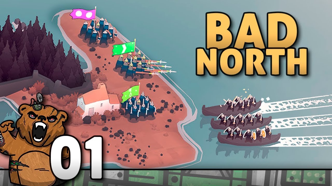 Retomem o reino! | Bad North #01 - Gameplay Português PT-BR - YouTube