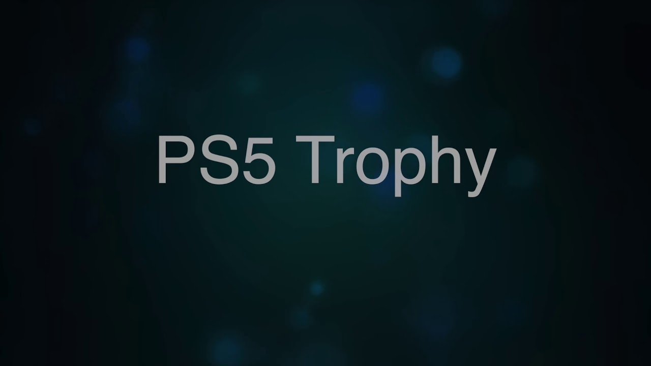 New Ps5 trophy pop-up sound effect - YouTube