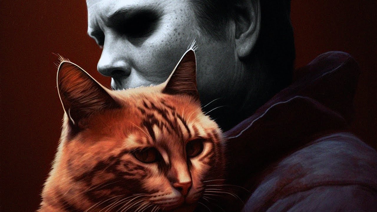 Unmasked Michael Myers LOVES Cats - YouTube