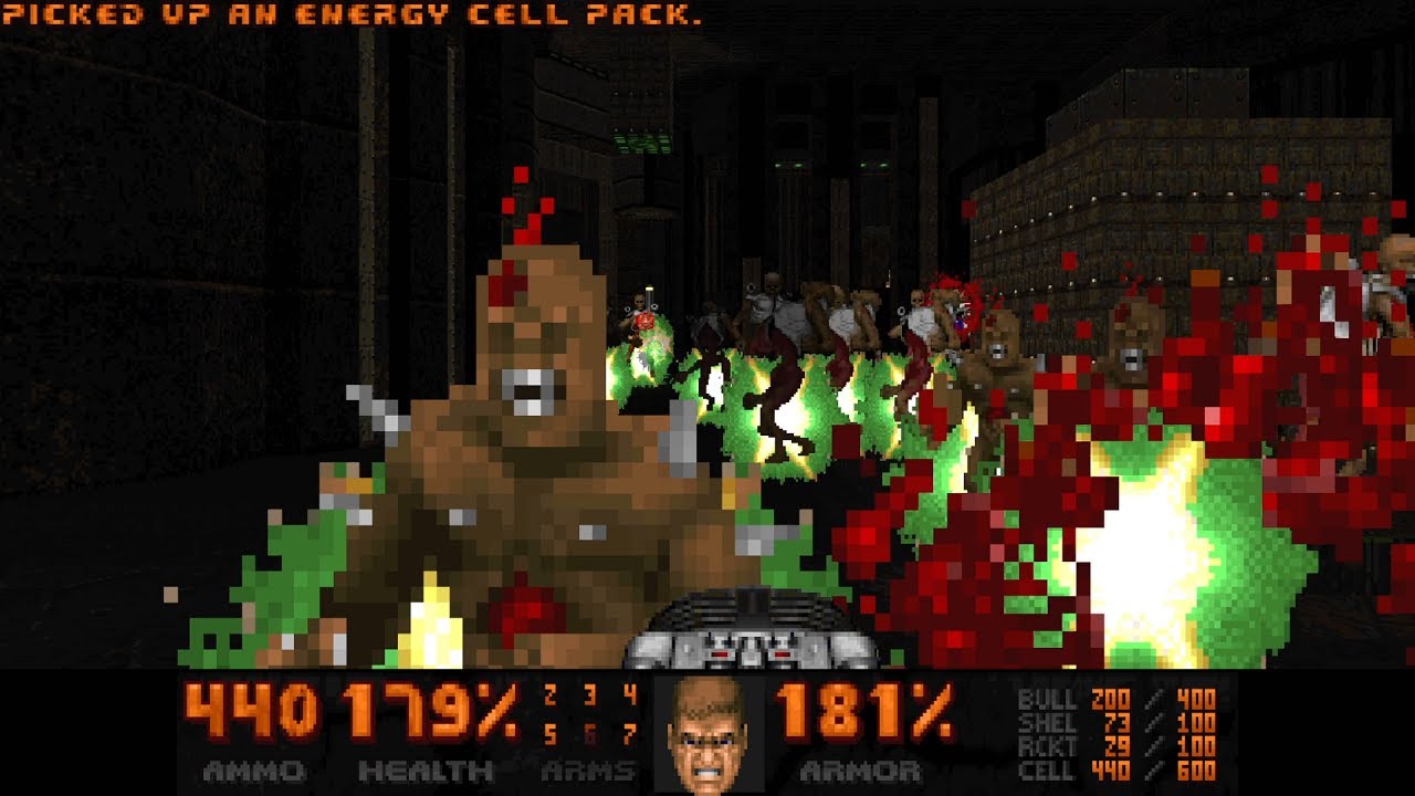 Doom 2 - Sunlust (Map 7: Total Enclosure) UV-Max (Map Authors: Ribbiks ...