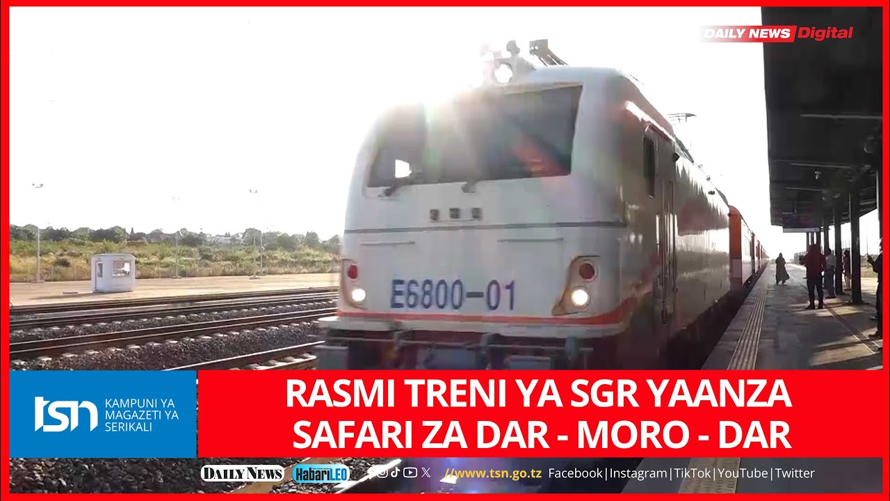 NAIBU WAZIRI KIHENZILE AELEZEA UMUHIMU WA KUANZA KWA SAFARI ZA TRENI YA SGR - YouTube