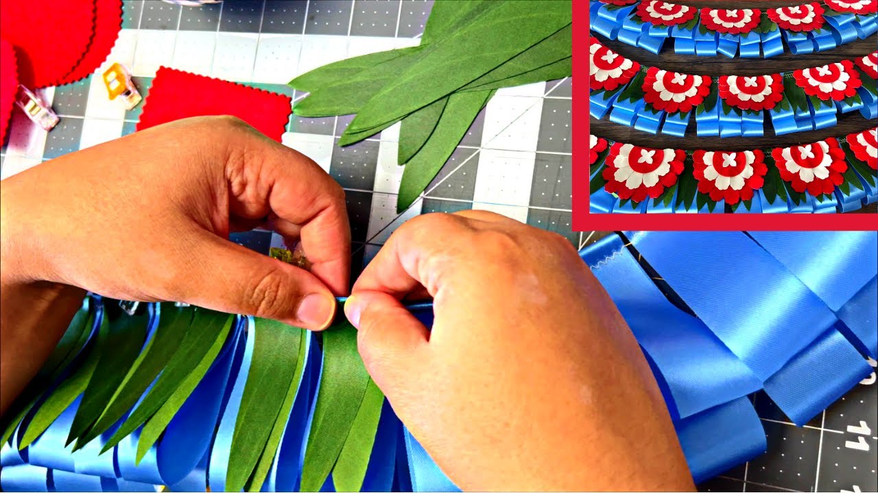 How to Make an Artificial Graduation Lei - YouTube