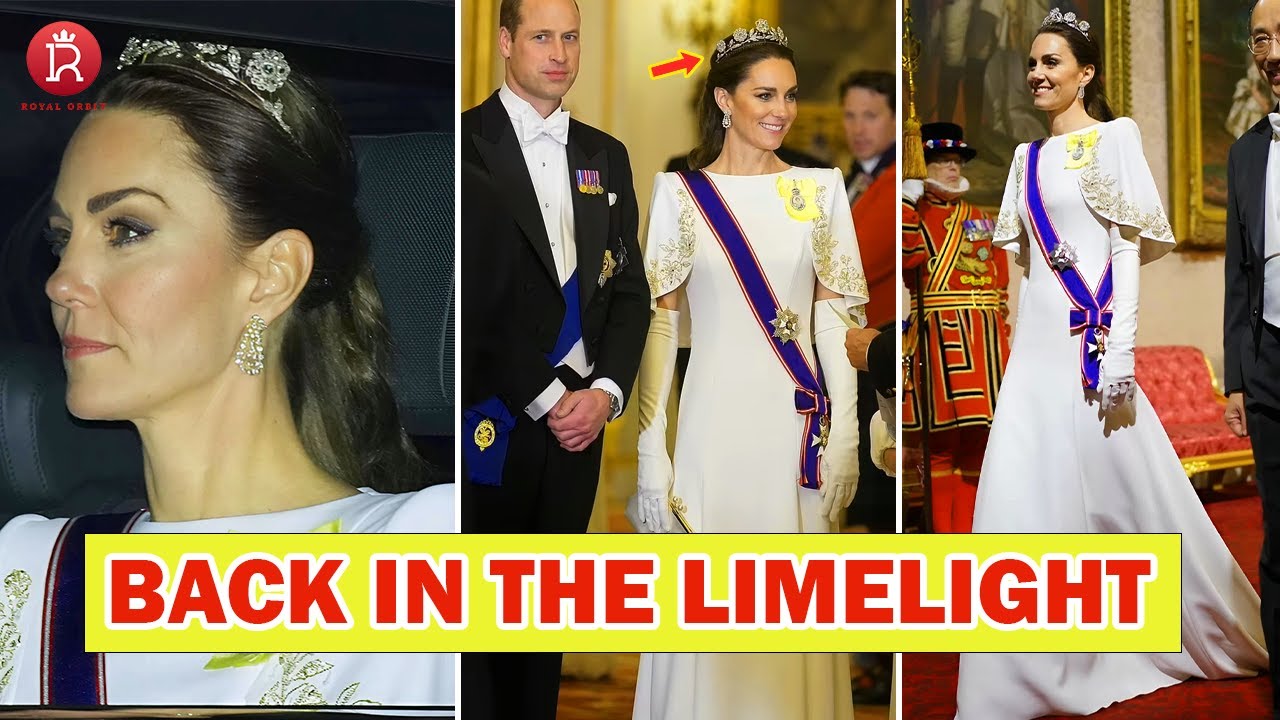 Catherine BACK In The Limelight With Historic Strathmore Rose Tiara ...