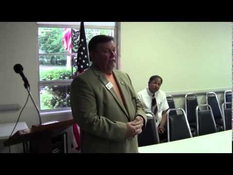 Bill Slaughter, Lowndes County Commission Chairman @ Hahira @ 2014-04 ...