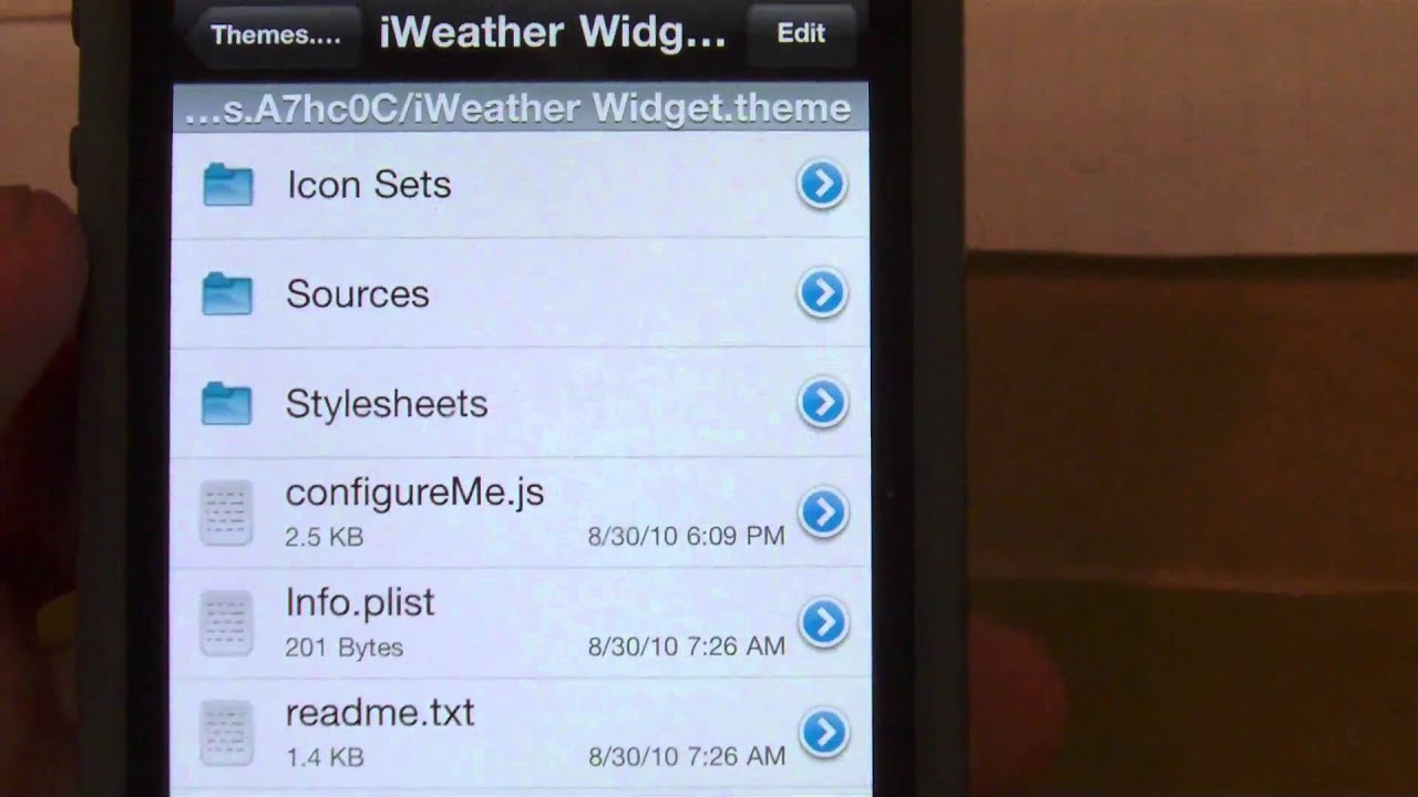 How to install weather widget on iPhone 4!!! NEW!!! - YouTube