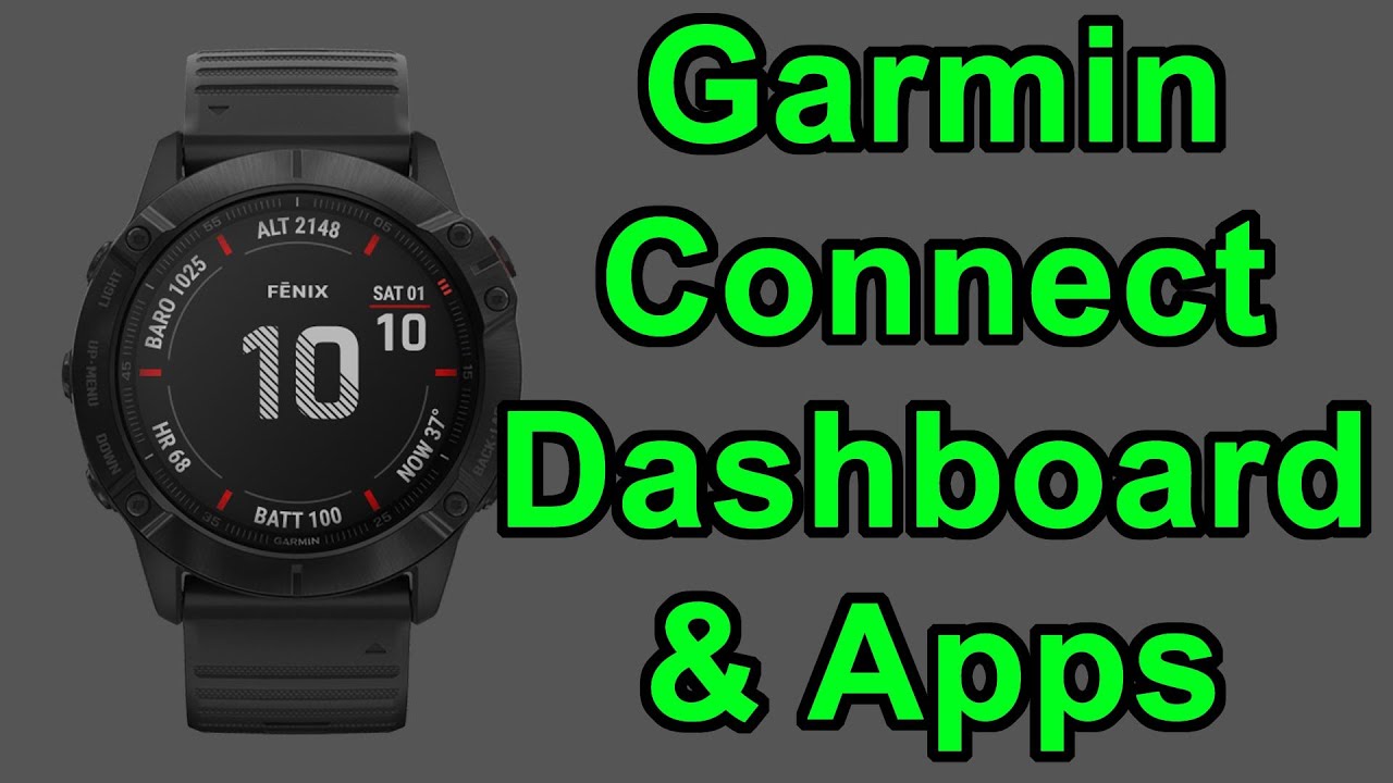 🚨Garmin - Connect Dashboard und IQ Store - YouTube