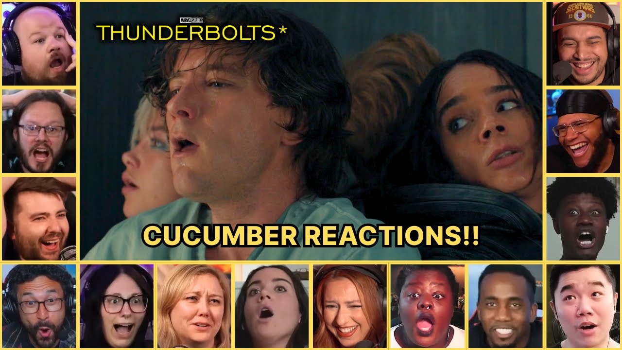 Reactors Reacting To Cucumber Scene | Thunderbolts Movie Reaction ...