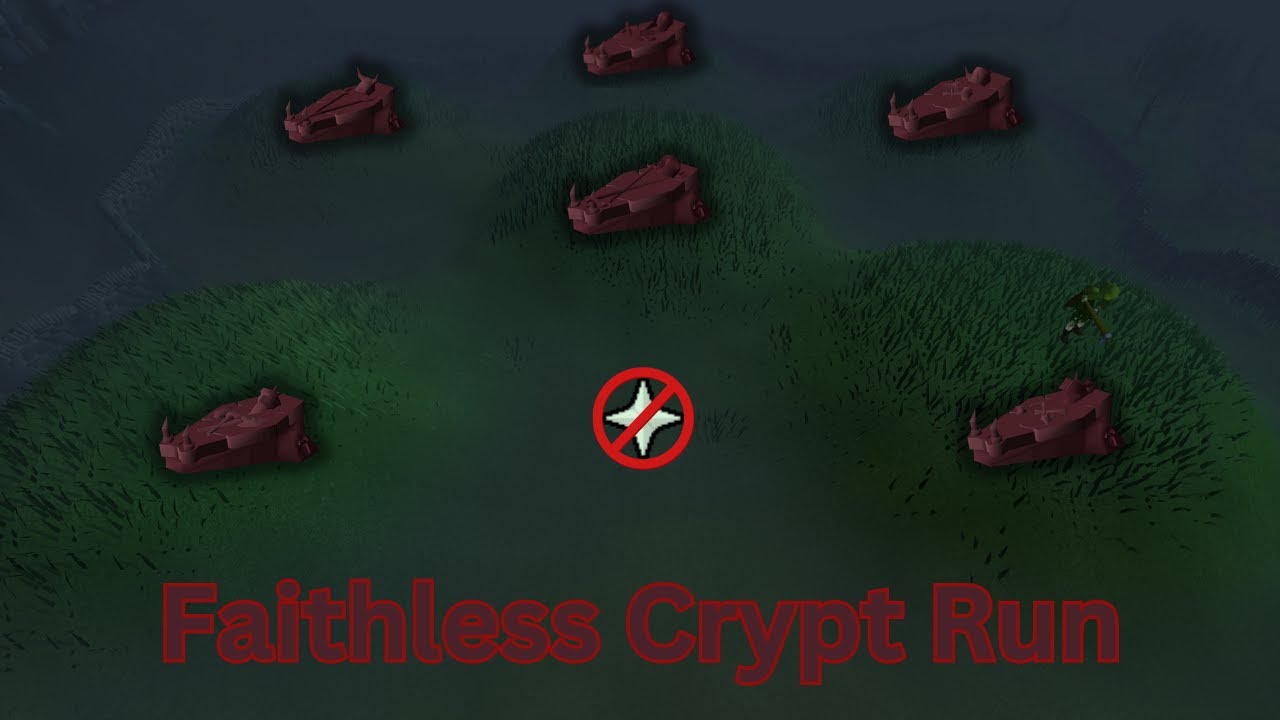 Faithless Crypt Run Hard Combat Achievement - OSRS - YouTube
