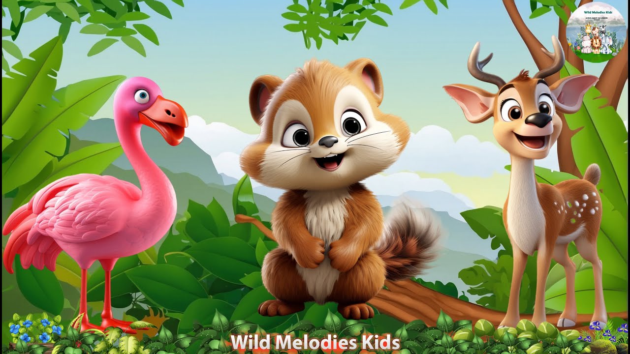 Familiar Funny Animal Sounds: Flamingo, Sika Deer, Otter, Stoat ...