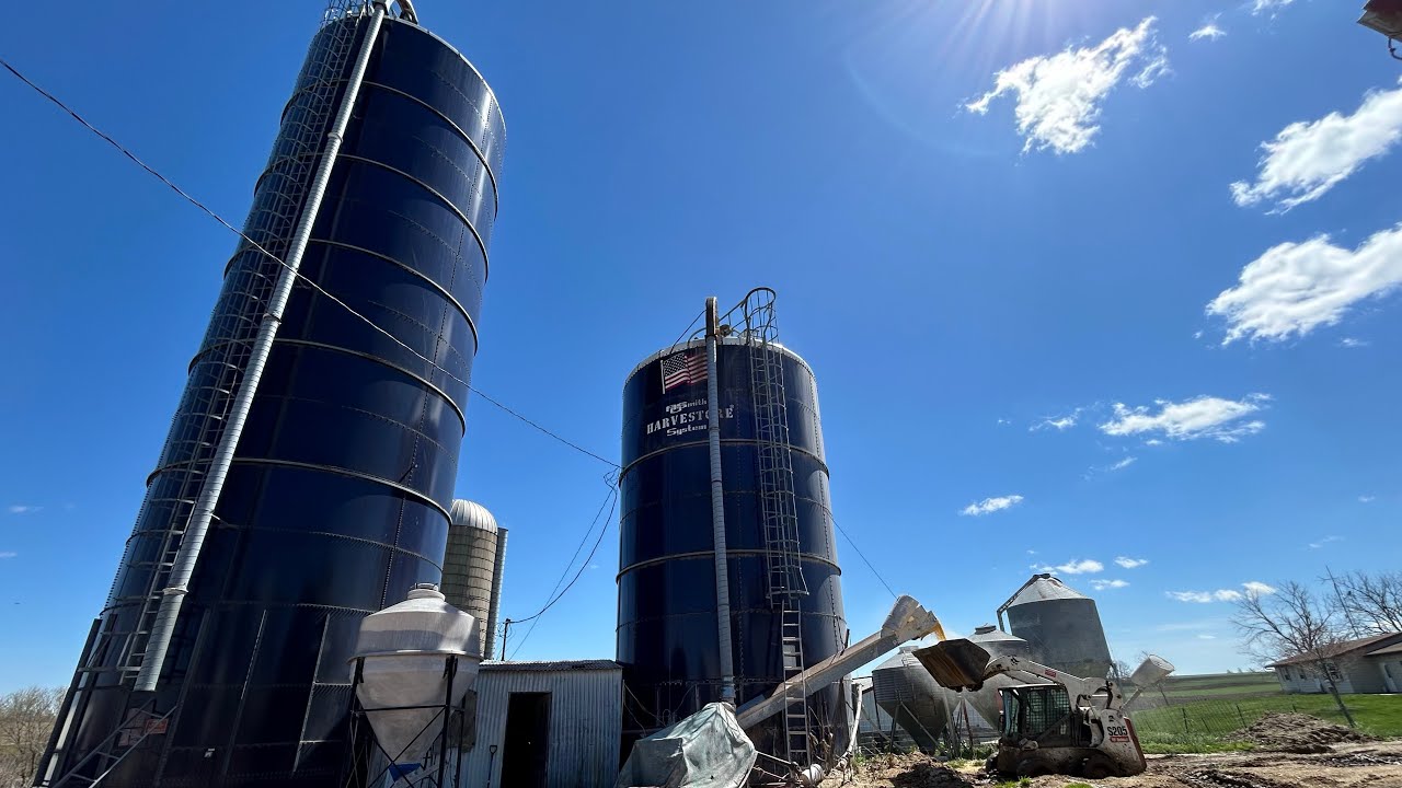 Do we still use our blue Harvestore silos? - YouTube