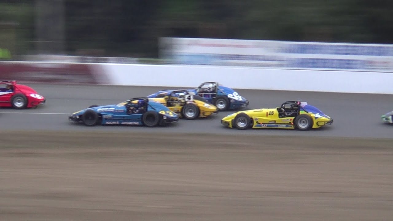 Redwood Acres Raceway 8-22-15 Thunder Roadster Heat Race - YouTube