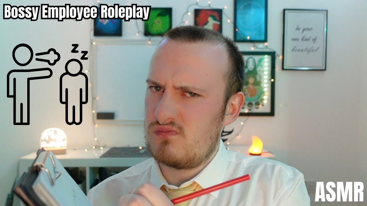 ASMR Bossy Co-Worker Interview | Uncomfortable & *Hilarious* Interview ...