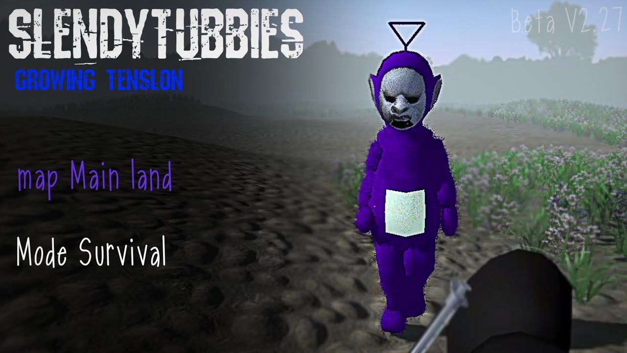 Slendytubbies Growing Tension Beta v2.27 map Main land (Day) | Mode ...