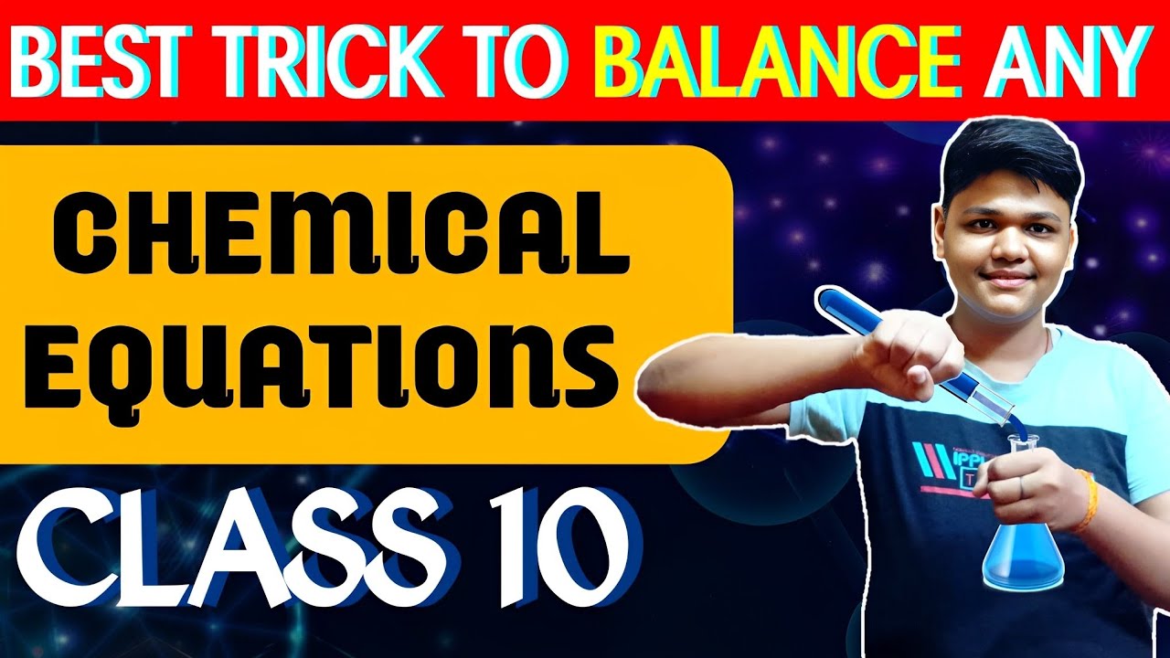 How to Balance any Chemical Equation in 30 seconds🤯| Short Trick| Class ...