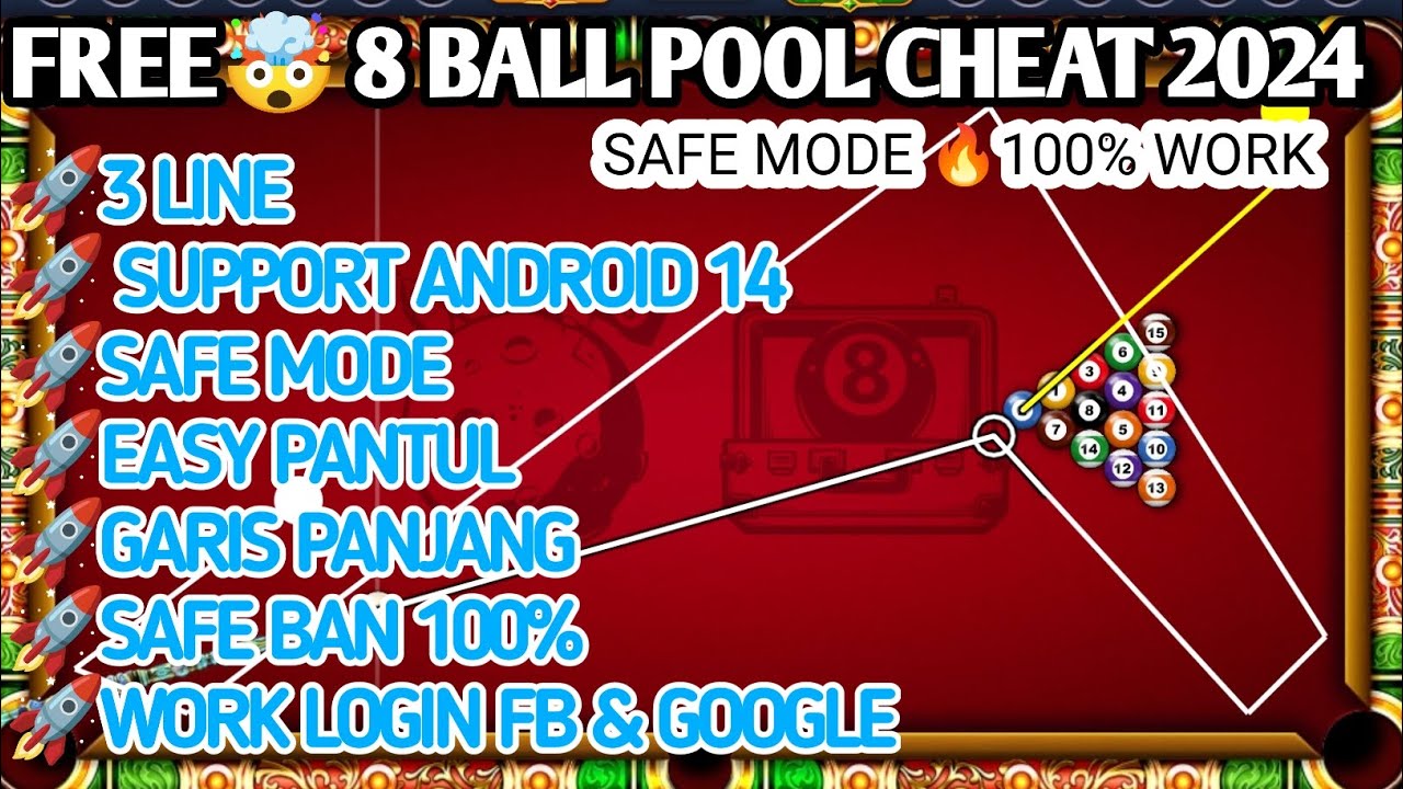 FREE🤯CHEAT 8 BALL POOL UPDATE TERBARU GAMPANG MAIN PANTUL 🔥LINK MEDIAFIRE NO PASSWORD 🚀 - YouTube