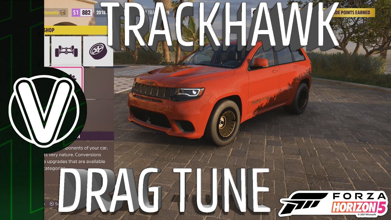 Forza Horizon 5 | Jeep Cherokee Trackhawk Drag Build And Tune *SLEEPER ...