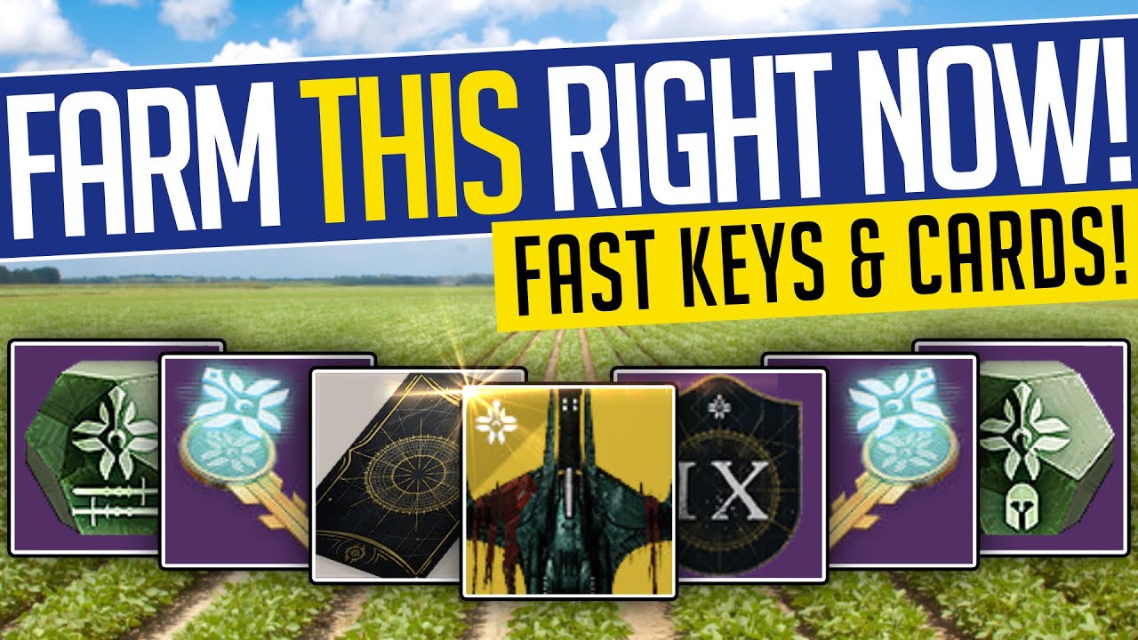 Destiny 2 | FARM THIS RIGHT NOW! FAST Witch's Keys, Whisper Cards ...