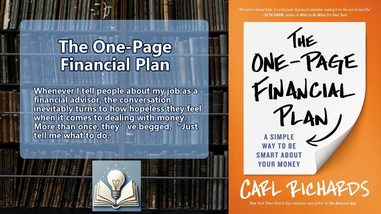The One-Page Financial Plan That Will Change Your Life | Simple Money ...