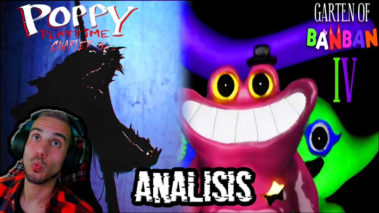 GARTEN OF BANBAN 4 VS POPPY PLAYTIME 3 (ANALIZANDO TRAILERS) - YouTube