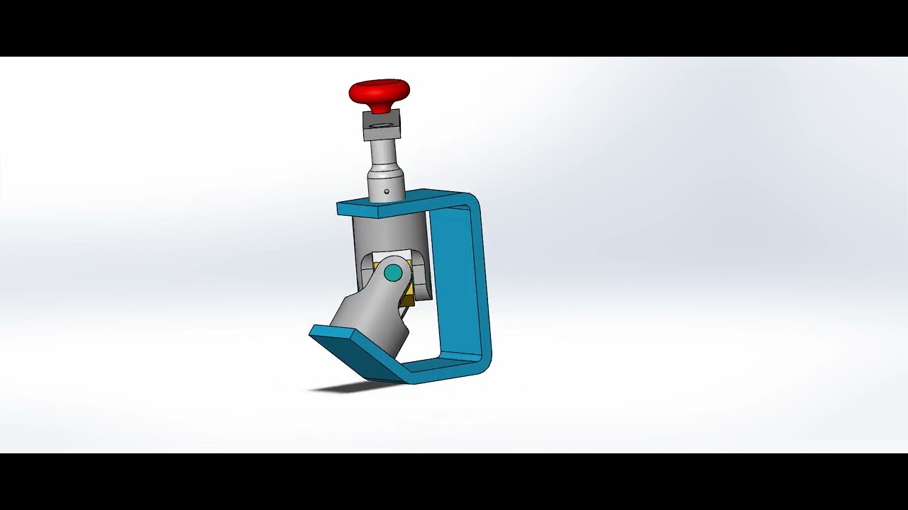 design a universal joint step by step #solidworks - YouTube