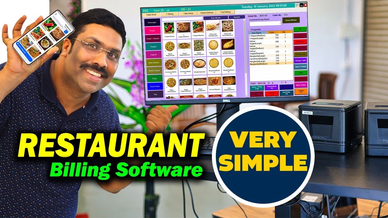 Very Simple Restaurant Billing software 2023 call Billing Software ...