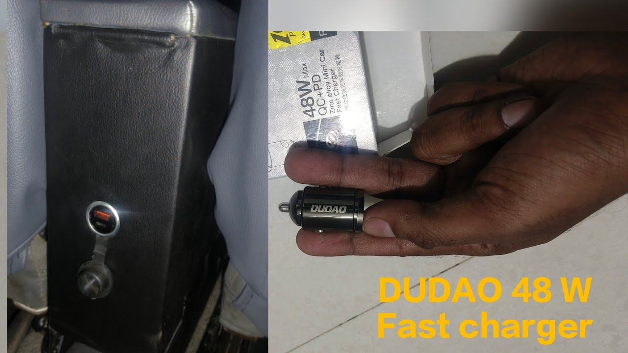 DUDAO 48 W car charger, best fast charger in range - YouTube