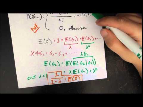 The Borel Distribution + Notes on Poisson Distribution - YouTube