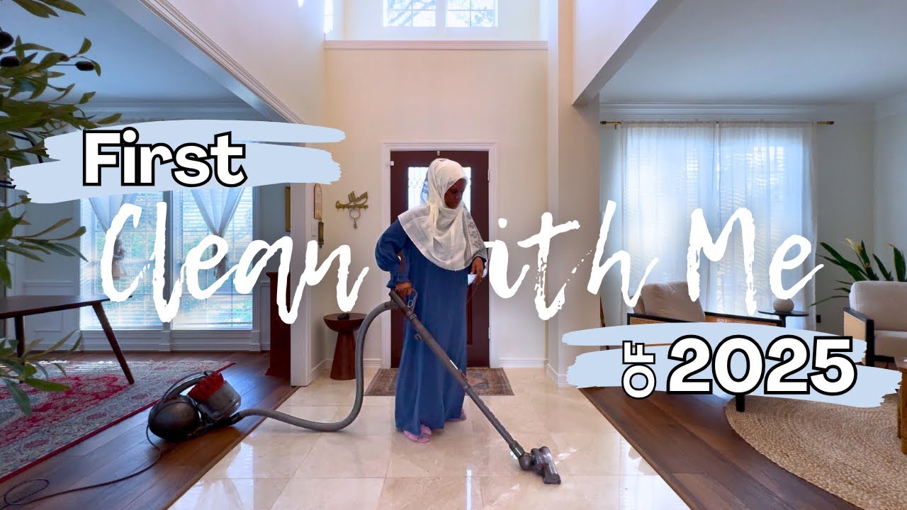 CLEAN WITH ME | cleaning motivation 2025, stay at home mom, pre-ramadan ...