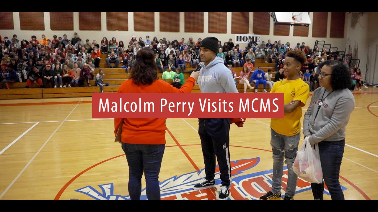 Malcolm Perry Visits MCMS - YouTube