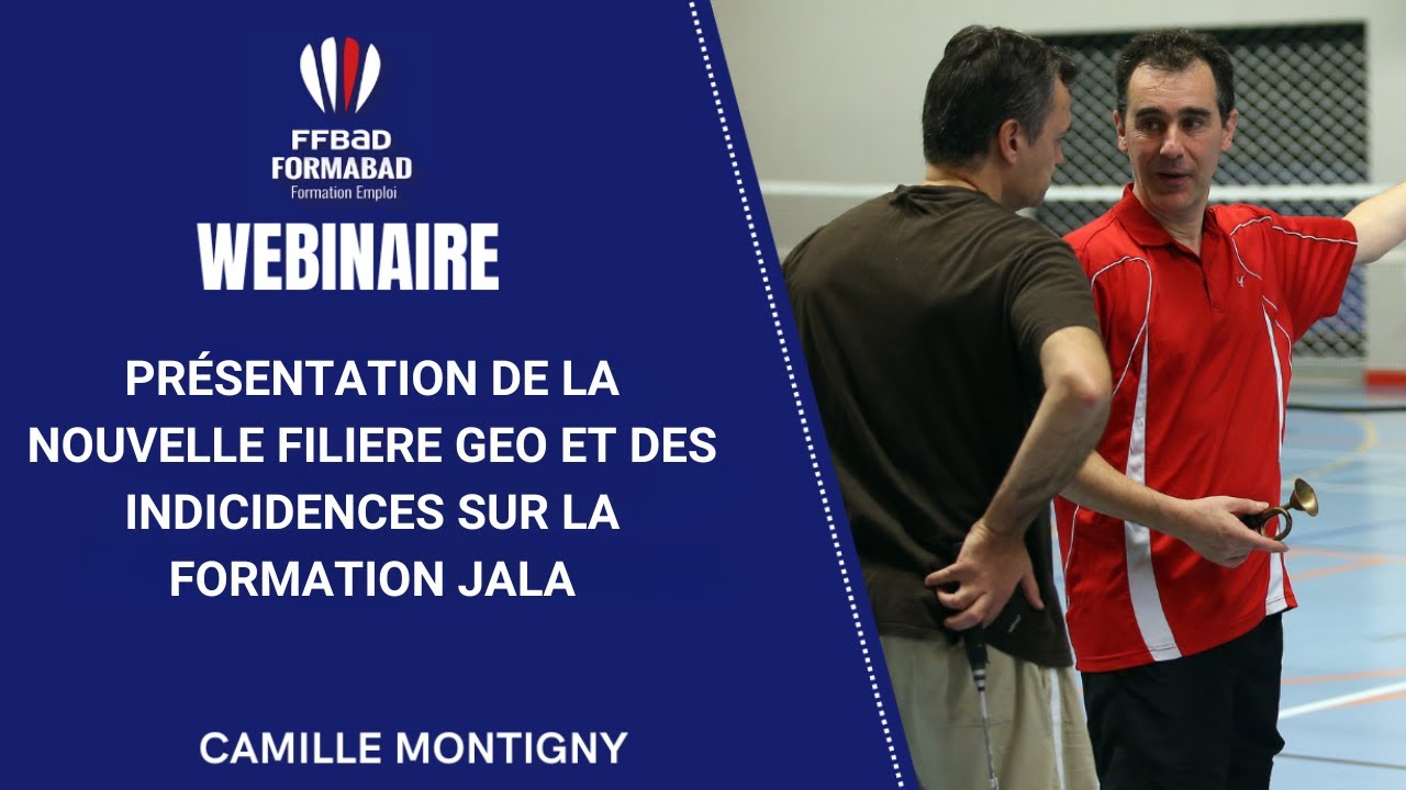 Webinaire : Présentation de la nouvelle filière de formation GEO ...
