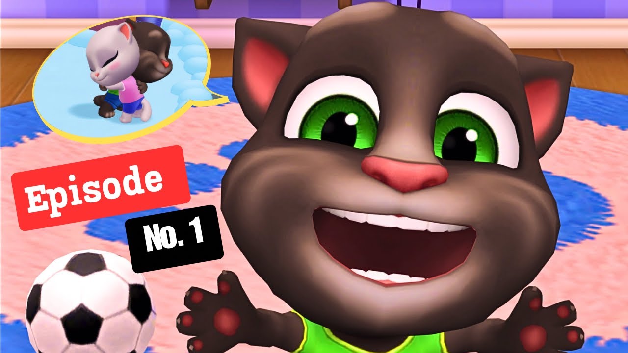 Talking Tom Friends Gameplay: Tom Meets Angela for the First Time ...