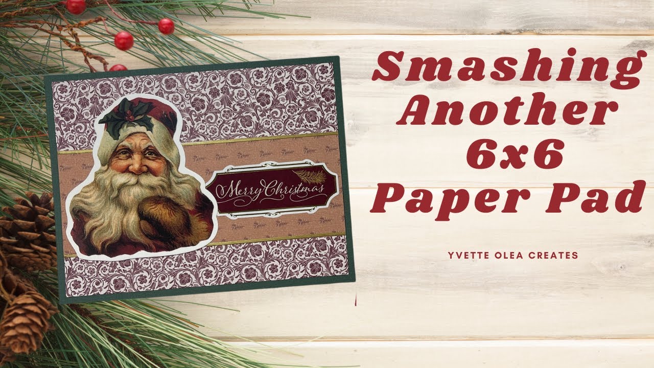 I did it...I smashed another 6x6 paper pad - YouTube