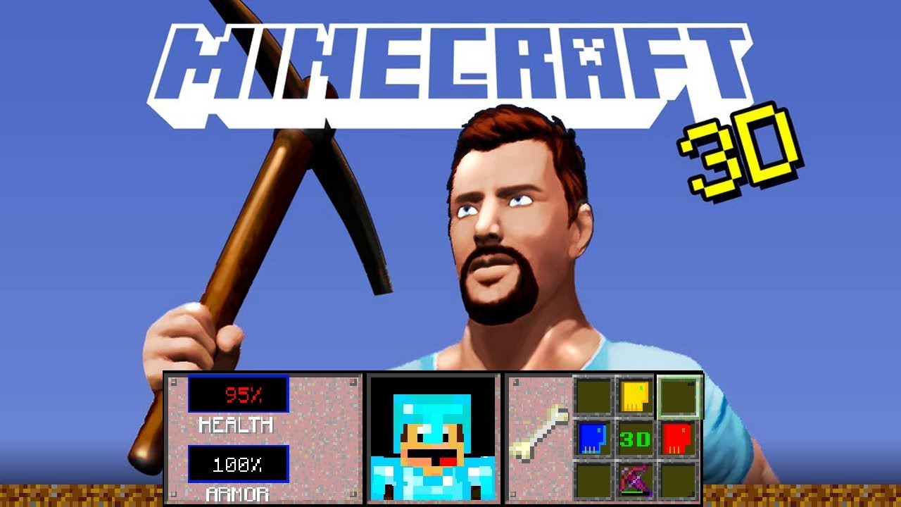 I got the Secret Version of Minecraft 3D from 1994!? - YouTube