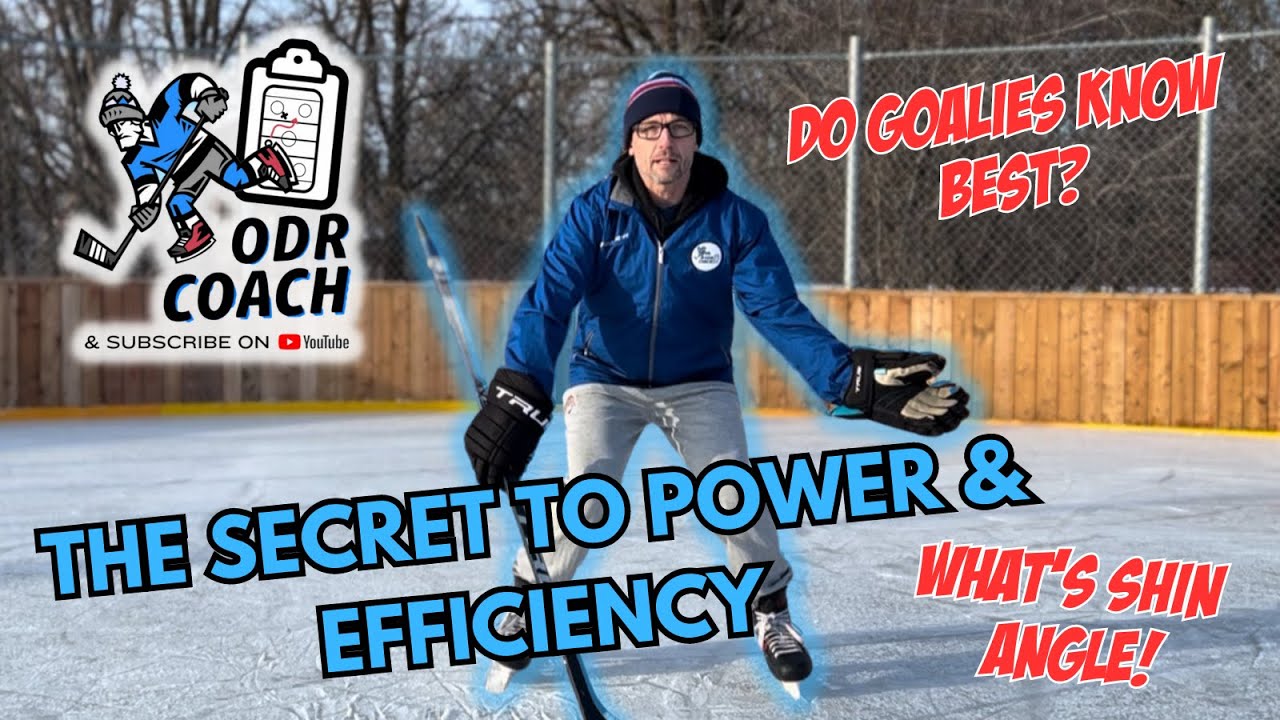 Your best hockey stance to create shin angle & maximize power ...