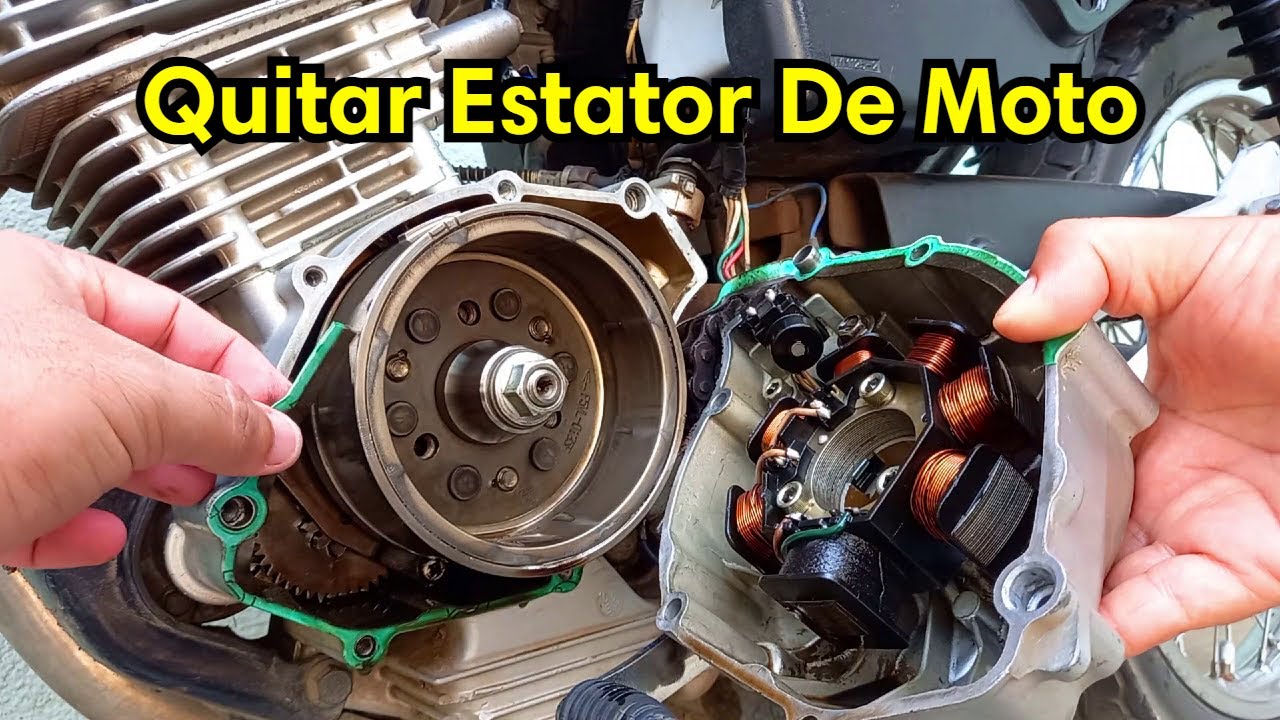 Como Quitar Estator De Motos | Como Cambiar Stator De Moto - Moto No ...